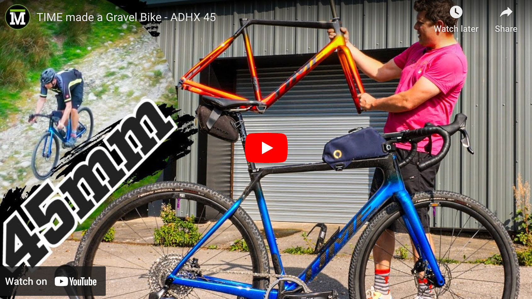 TIME made a Gravel Bike - ADHX 45 - from Mapdec Cycle Works – TIME - EU